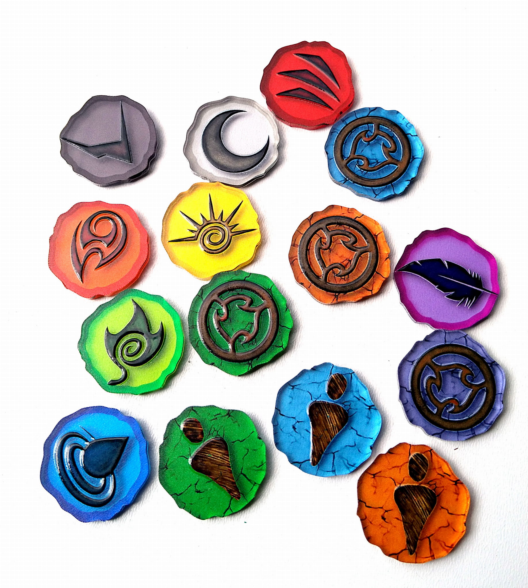 Spirit Island: Jagged Earth Token Set (e-Raptor) – Snydepels